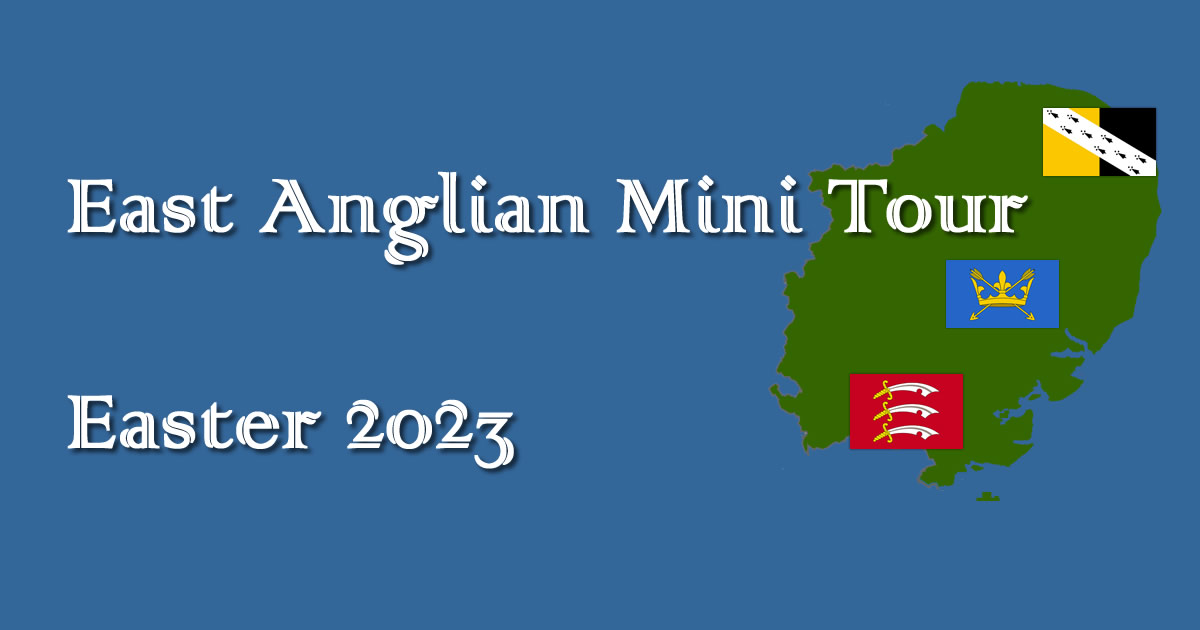 East Anglian Mini Tour 2023 Map